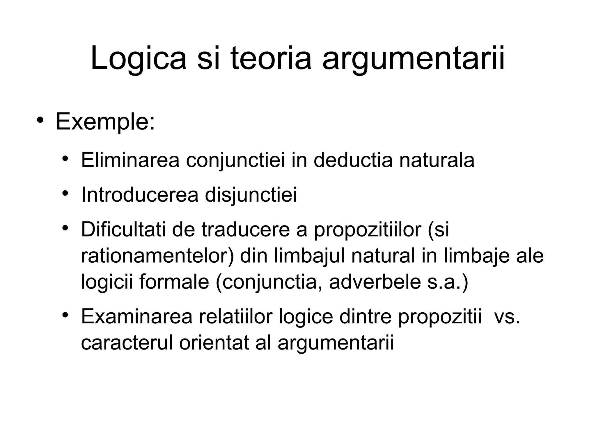 Argumentare si gandire critica - curs 1 | PPT
