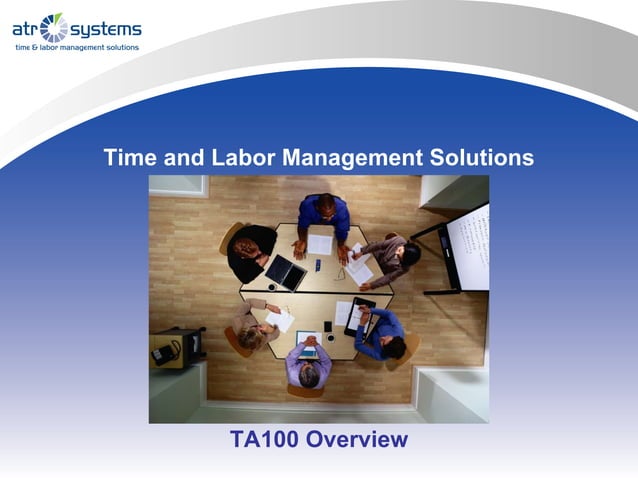 TA100 Pro Software White Paper | PPT