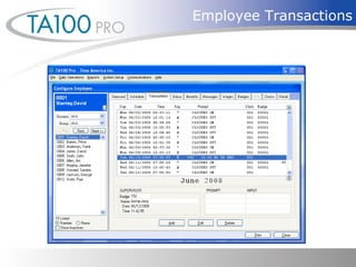 TA100 Pro Software White Paper | PPT