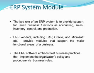 Architures of ERP System | PPTX