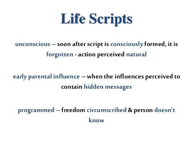 Transactional Analysis