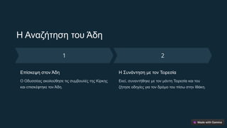 ΤΟ ΤΑΞΙΔΙ ΤΟΥ ΟΔΥΣΣΕΑ- ΙΣΤΟΡΙΑ Γ' ΤΑΞΗΣ - ΠΑΡΟΥΣΙΑΣΗ | PPTX