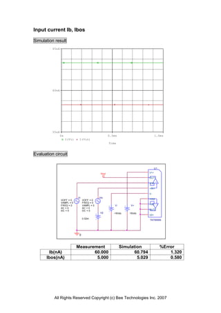 SPICE MODEL of TA75559S in SPICE PARK | PDF