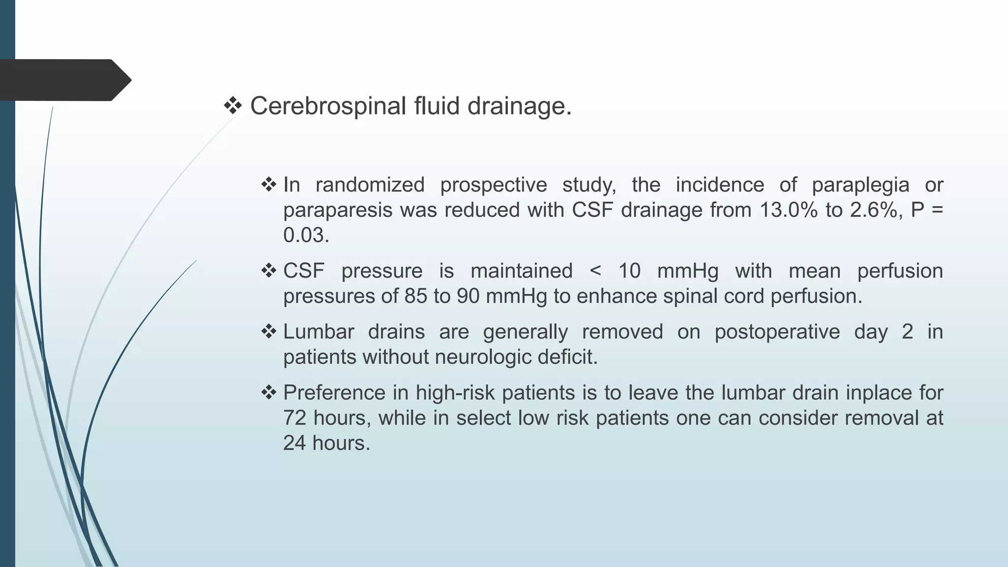 Thoraco abdominal aortic aneurysm(TAAA) management | PPTX