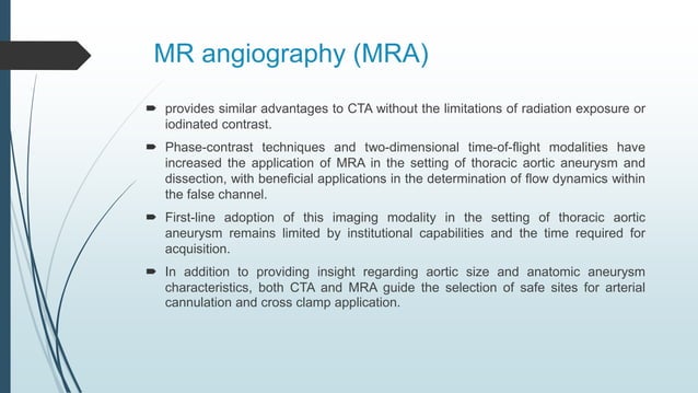 Thoraco abdominal aortic aneurysm(TAAA) management | PPTX | Death ...