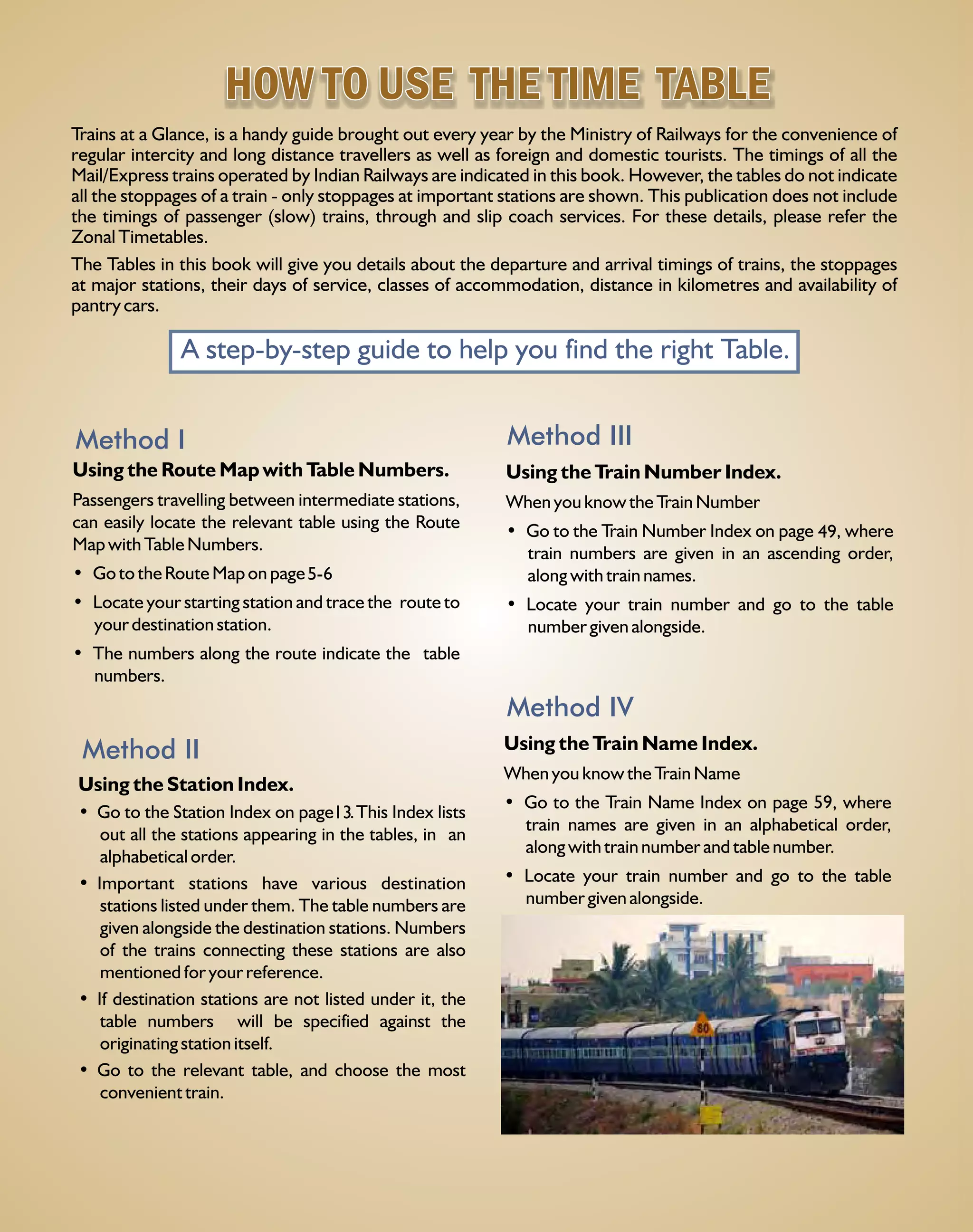 Taag 2014 2015 Train time table, Train timings , schedules, Train route ...