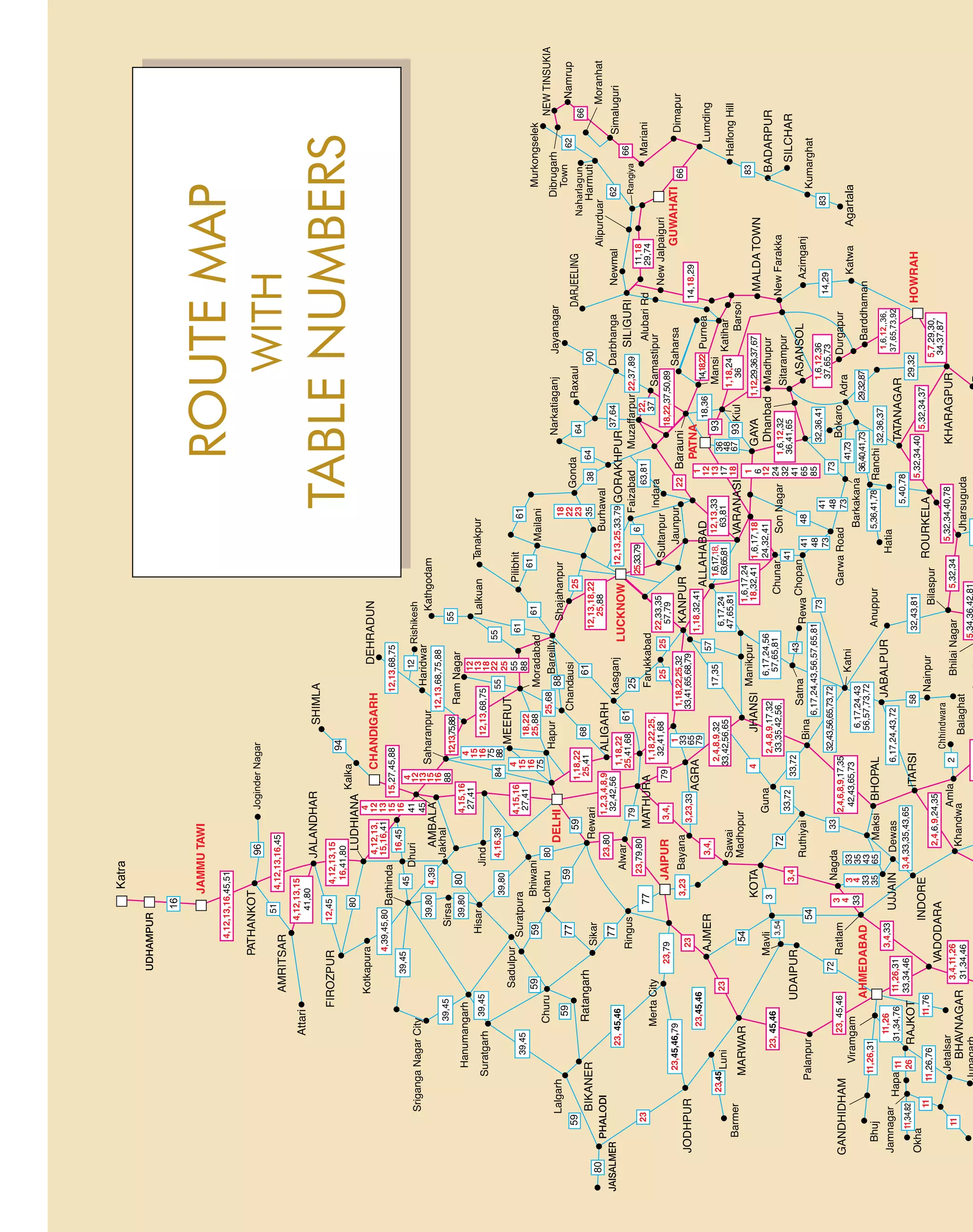 Taag 2014 2015 Train time table, Train timings , schedules, Train route ...