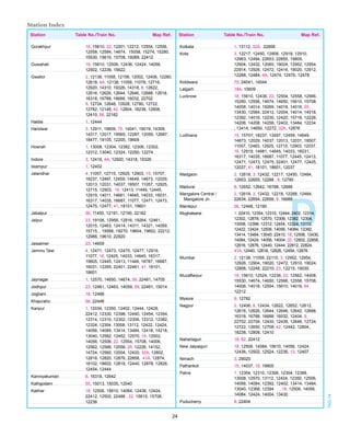Taag 2014 2015 Train time table, Train timings , schedules, Train route ...