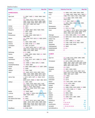 Taag 2014 2015 Train time table, Train timings , schedules, Train route ...