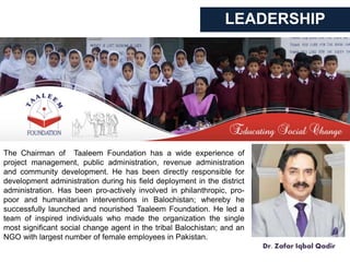 Taaleem Foundation Schools Balochistan | PPT