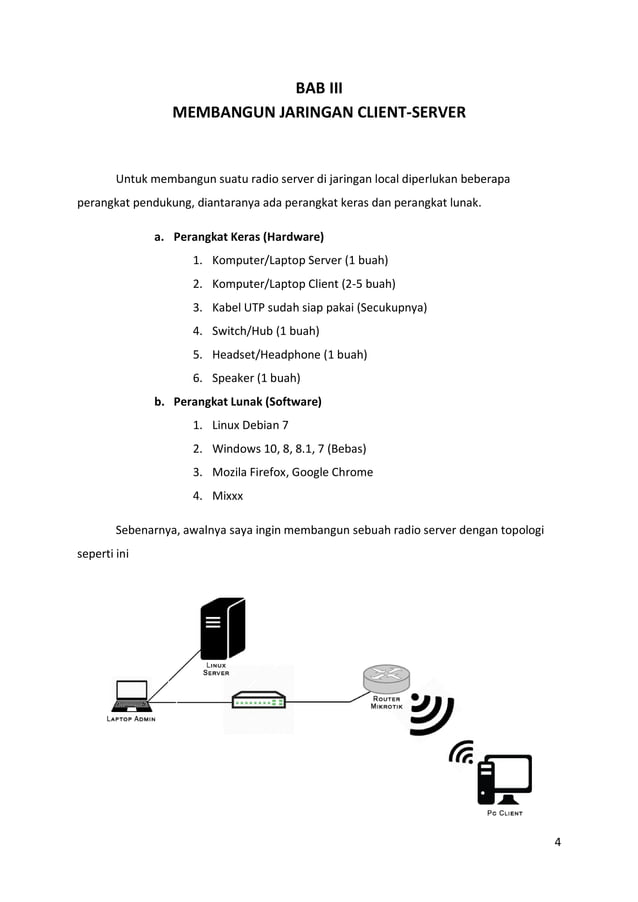 Tugas Akhir Radio Server | PDF