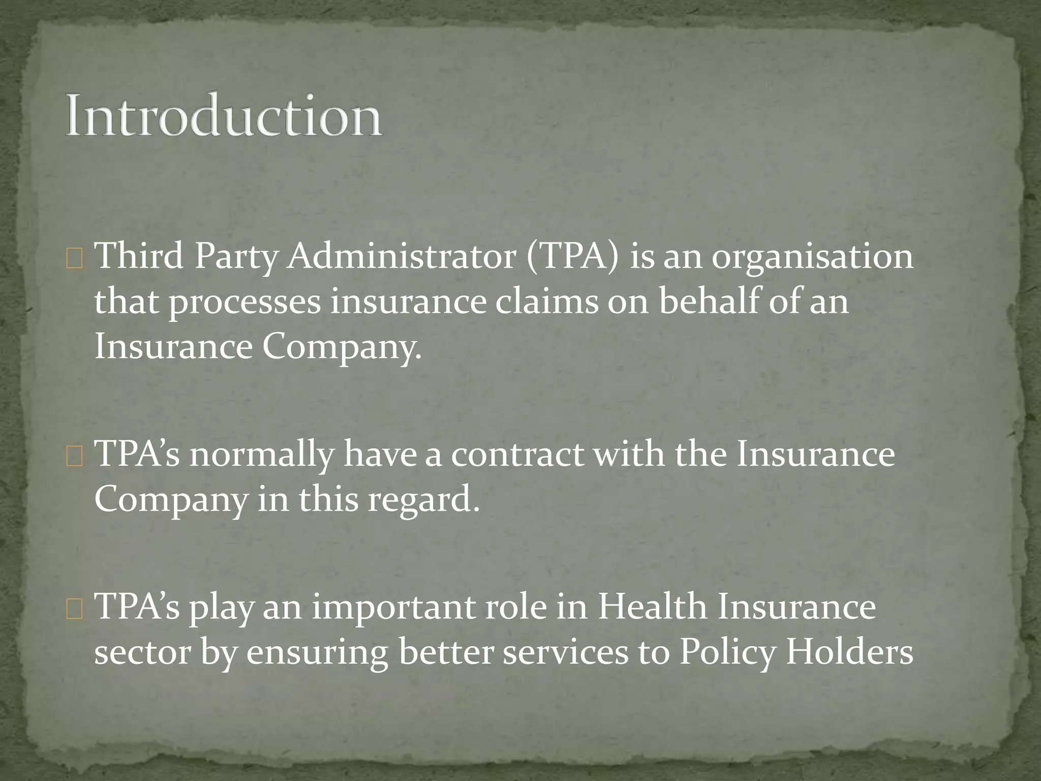 Third Party Administrators | PPSX