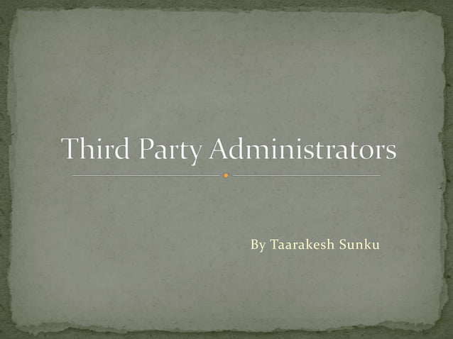 Third Party Administrators | PPSX | Health Insurance | Insurance
