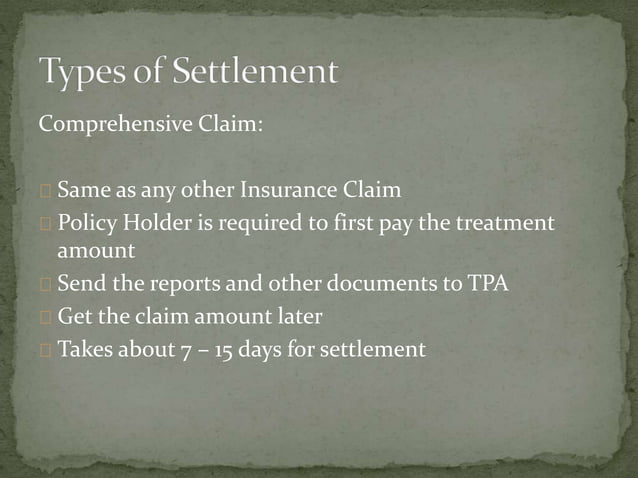 Third Party Administrators Ppsx Health Insurance Insurance