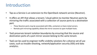 Design and Performance Characteristics of Tap-as-a-Service | PDF