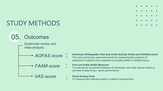 Contoh sysrev total ankle athroplasty.pptx | Injuries | Diseases and ...