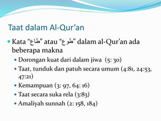 Taat | PPT