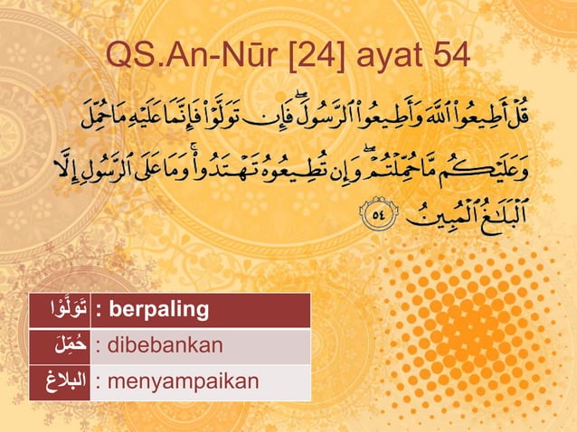 Taat allah dan rasul | PPTX