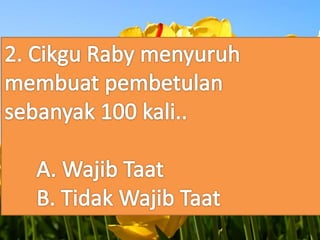 Taat pada pemimpin | PPTX