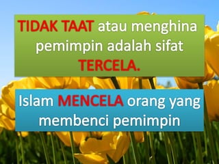 Taat pada pemimpin | PPTX