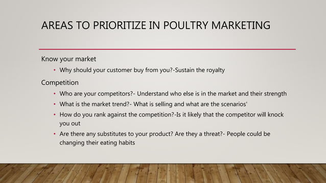 Poultry marketing | PPTX