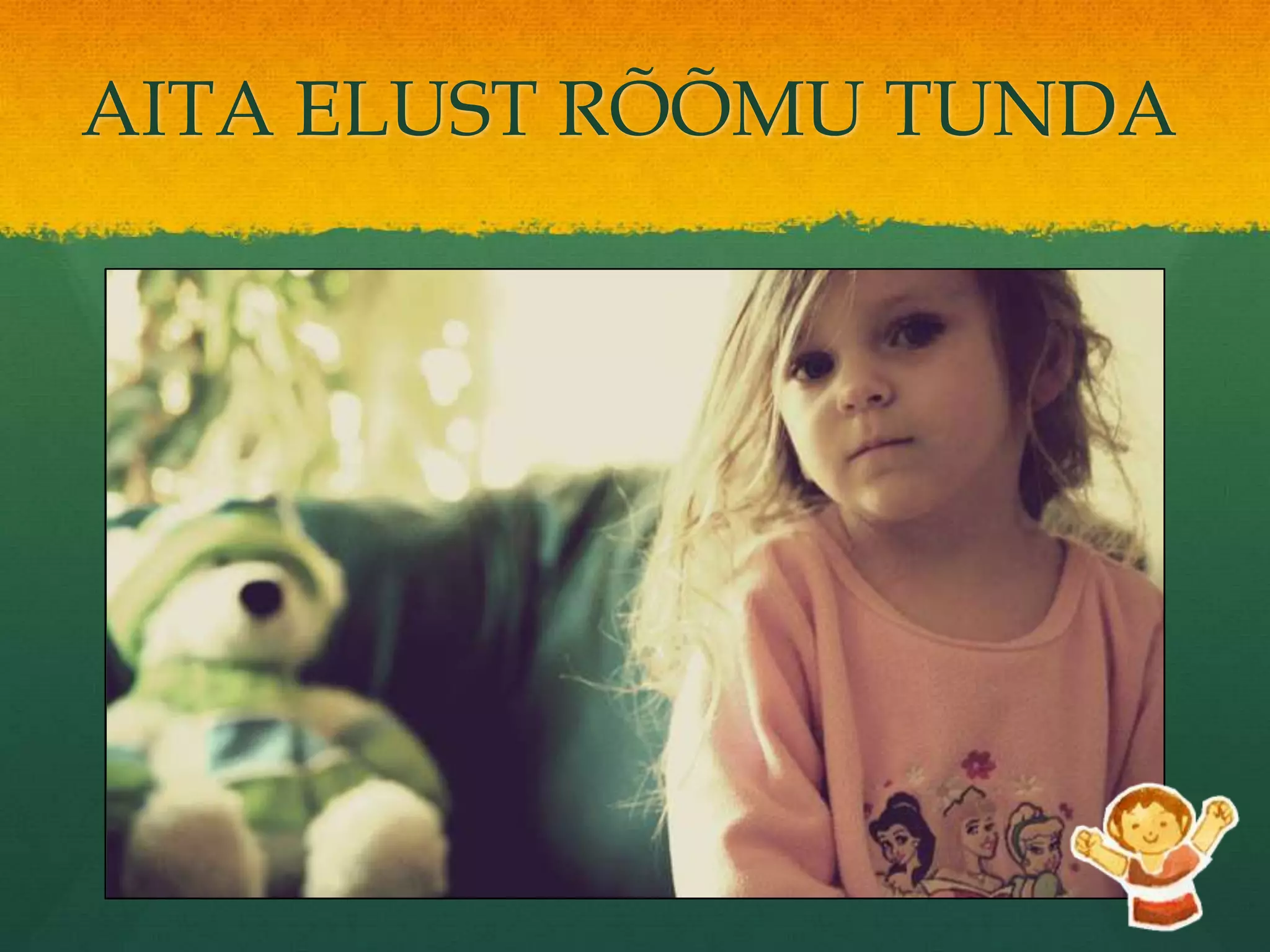 Taavi Rauniste ja Tom Rüütel - Toetame Saaremaa vaimupuudega lapsi | PPTX