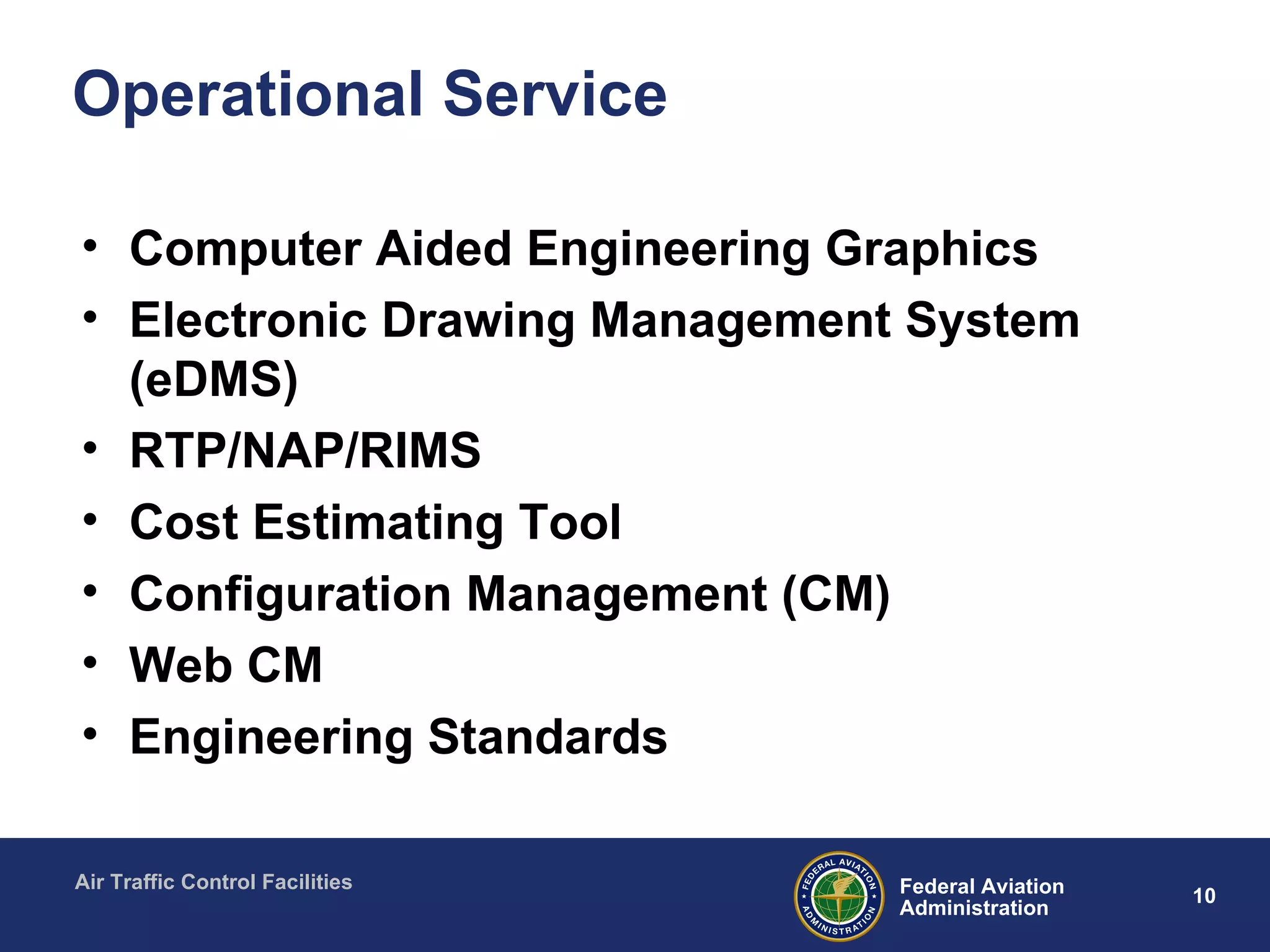 Technical Operations ATO-W Air Traffic Control Facilities | PPT