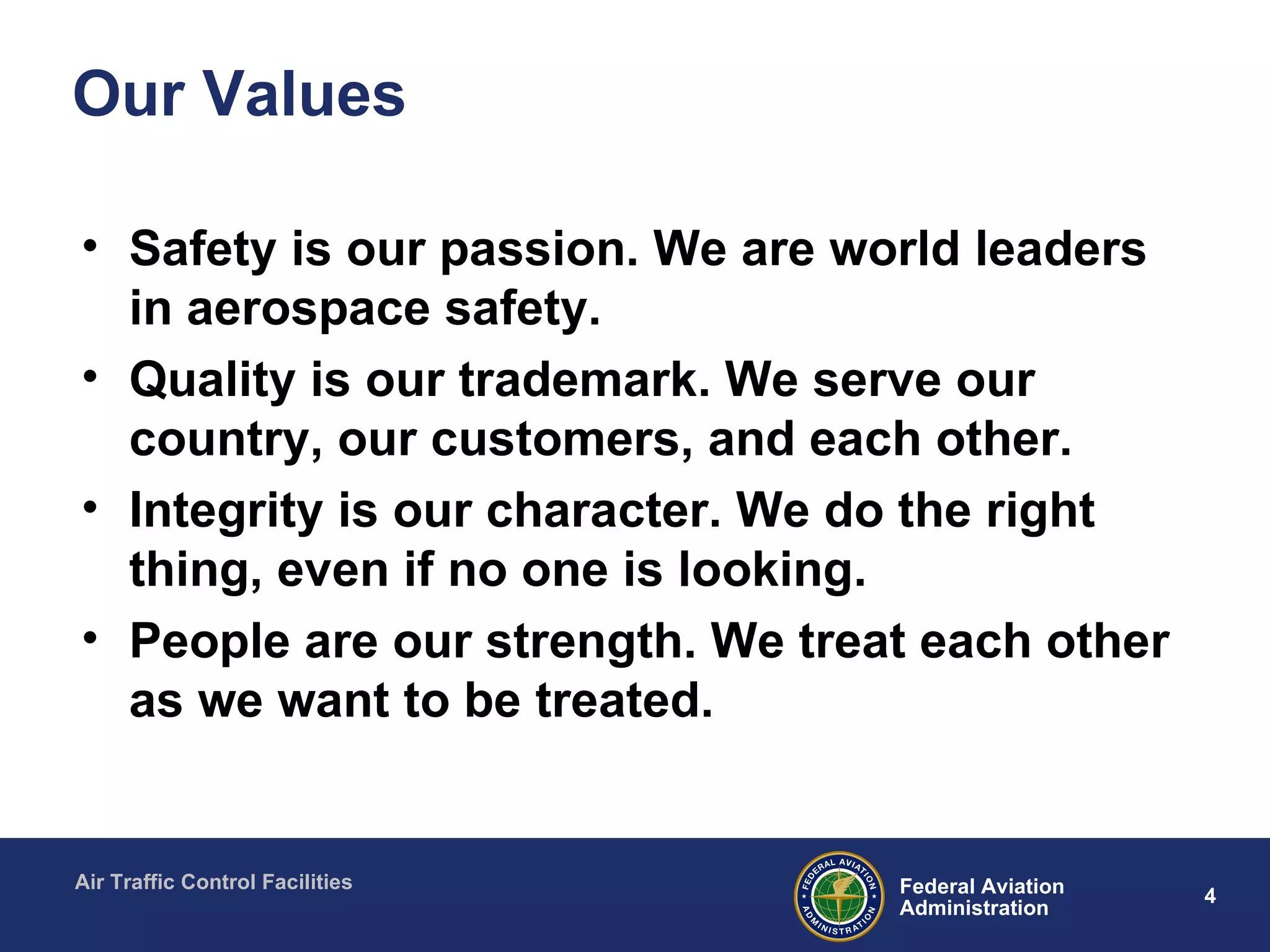 Technical Operations ATO-W Air Traffic Control Facilities | PPT