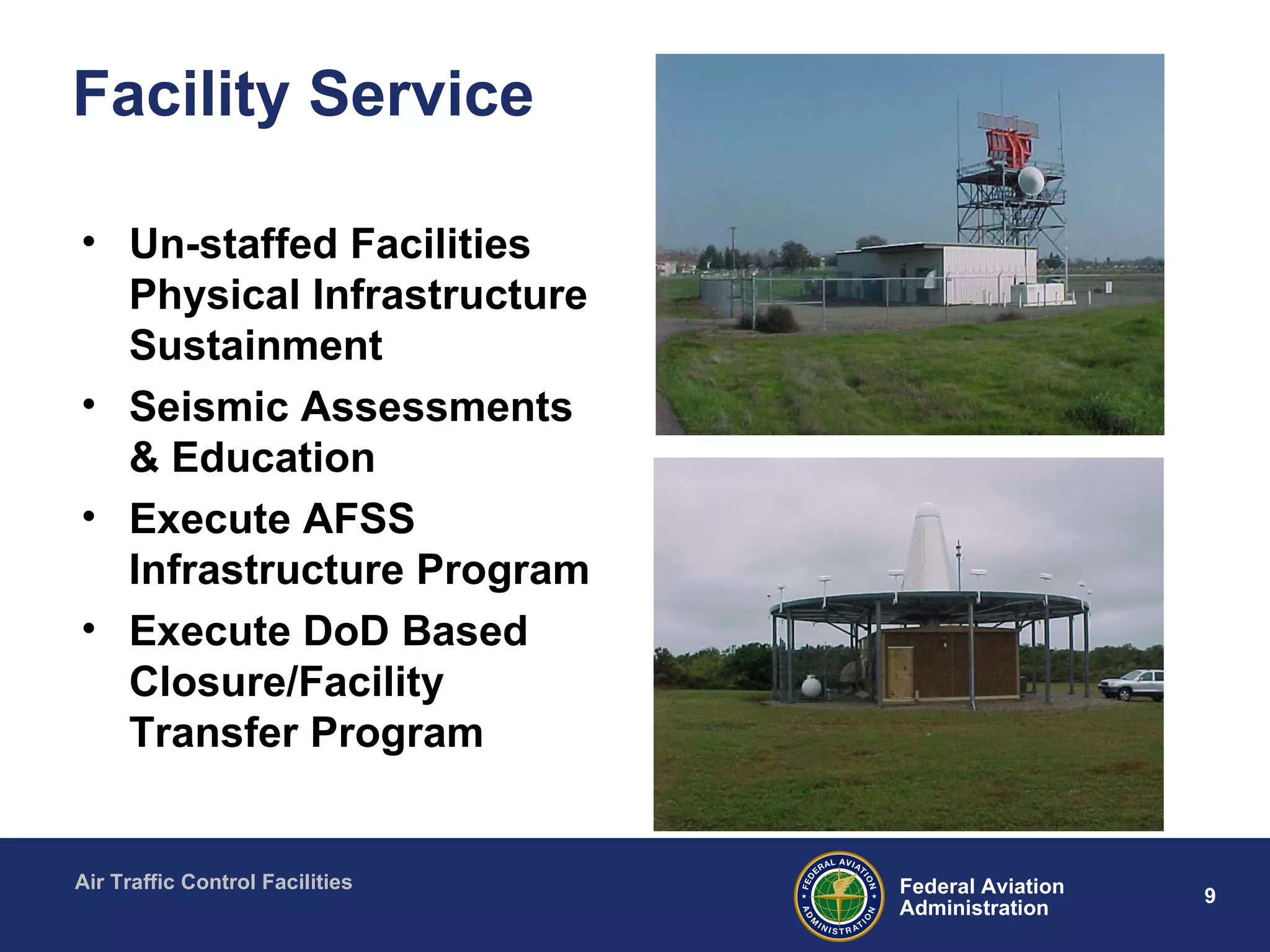 Technical Operations ATO-W Air Traffic Control Facilities | PPT