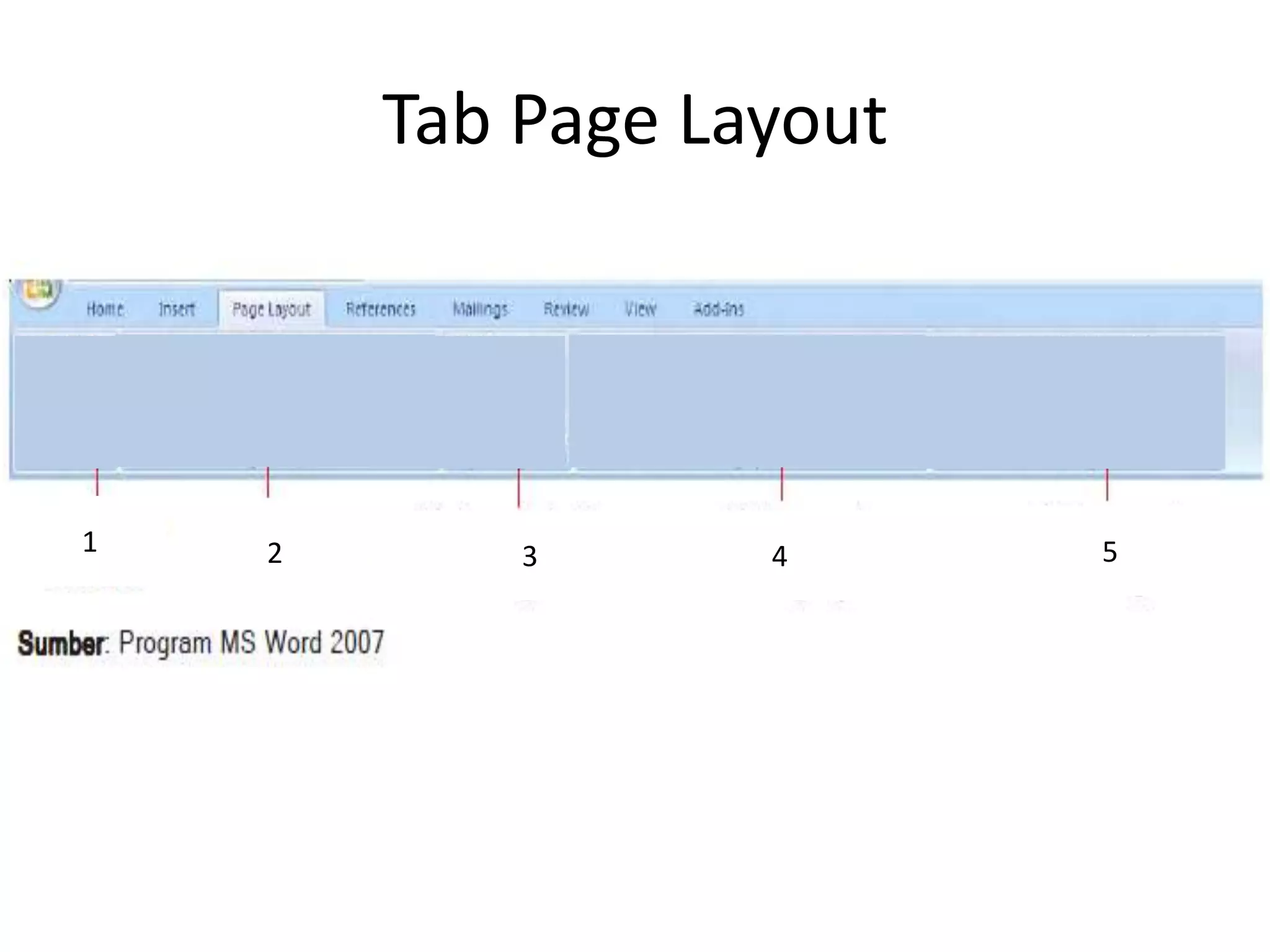 Tab tab menu pada ms.word 2007 | PPT