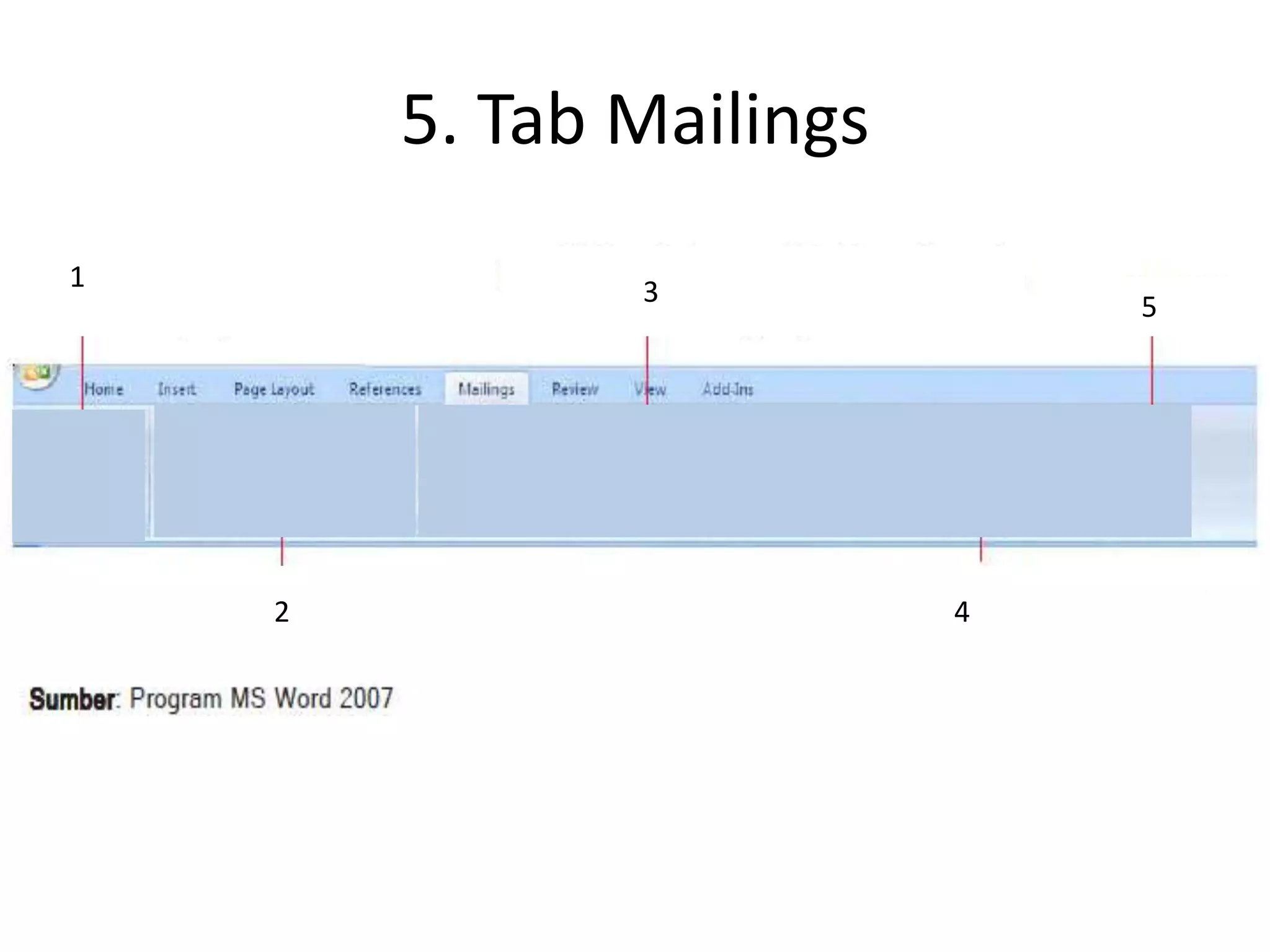 Tab tab menu pada ms.word 2007 | PPT