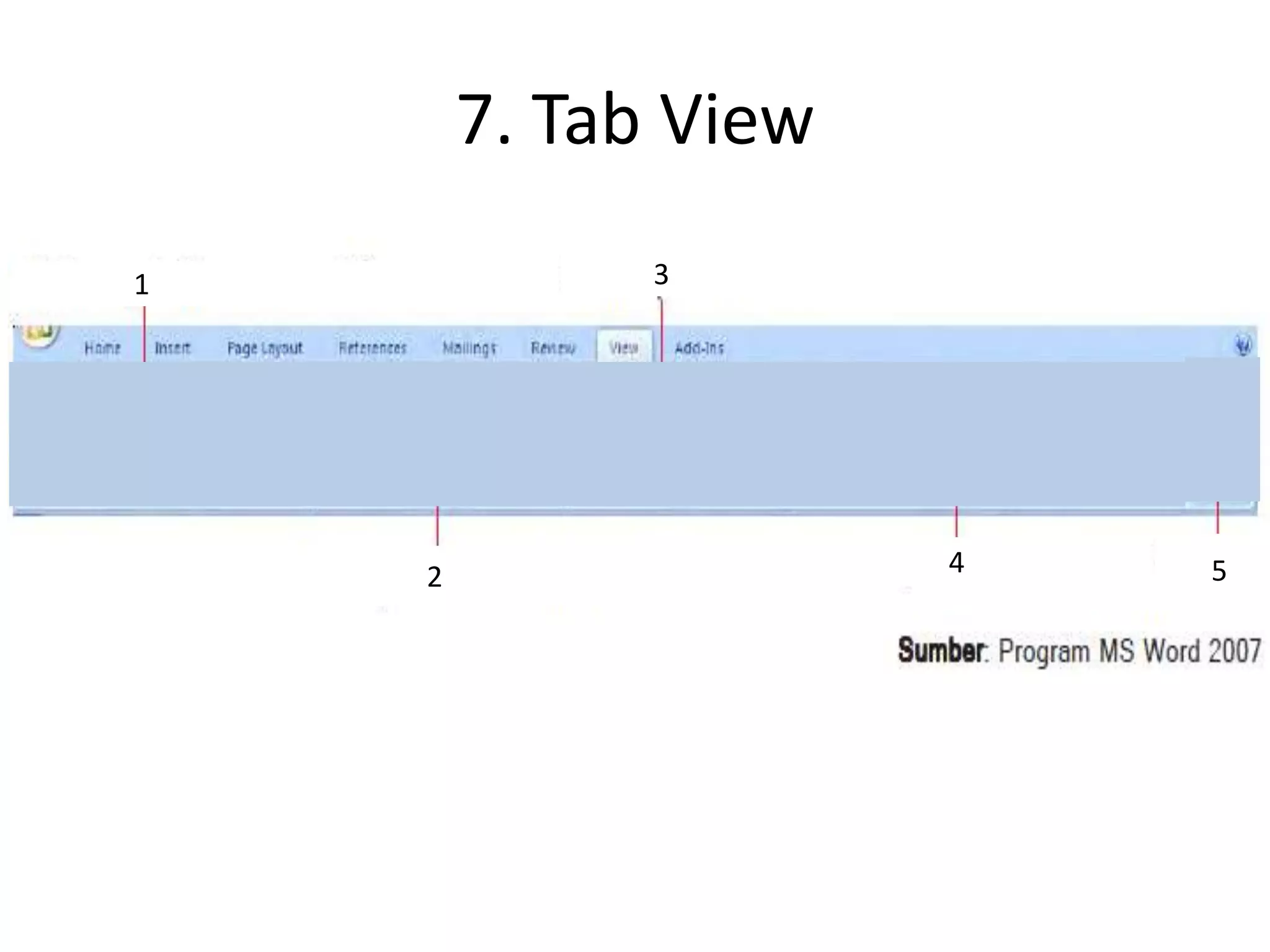 Tab tab menu pada ms.word 2007 | PPT