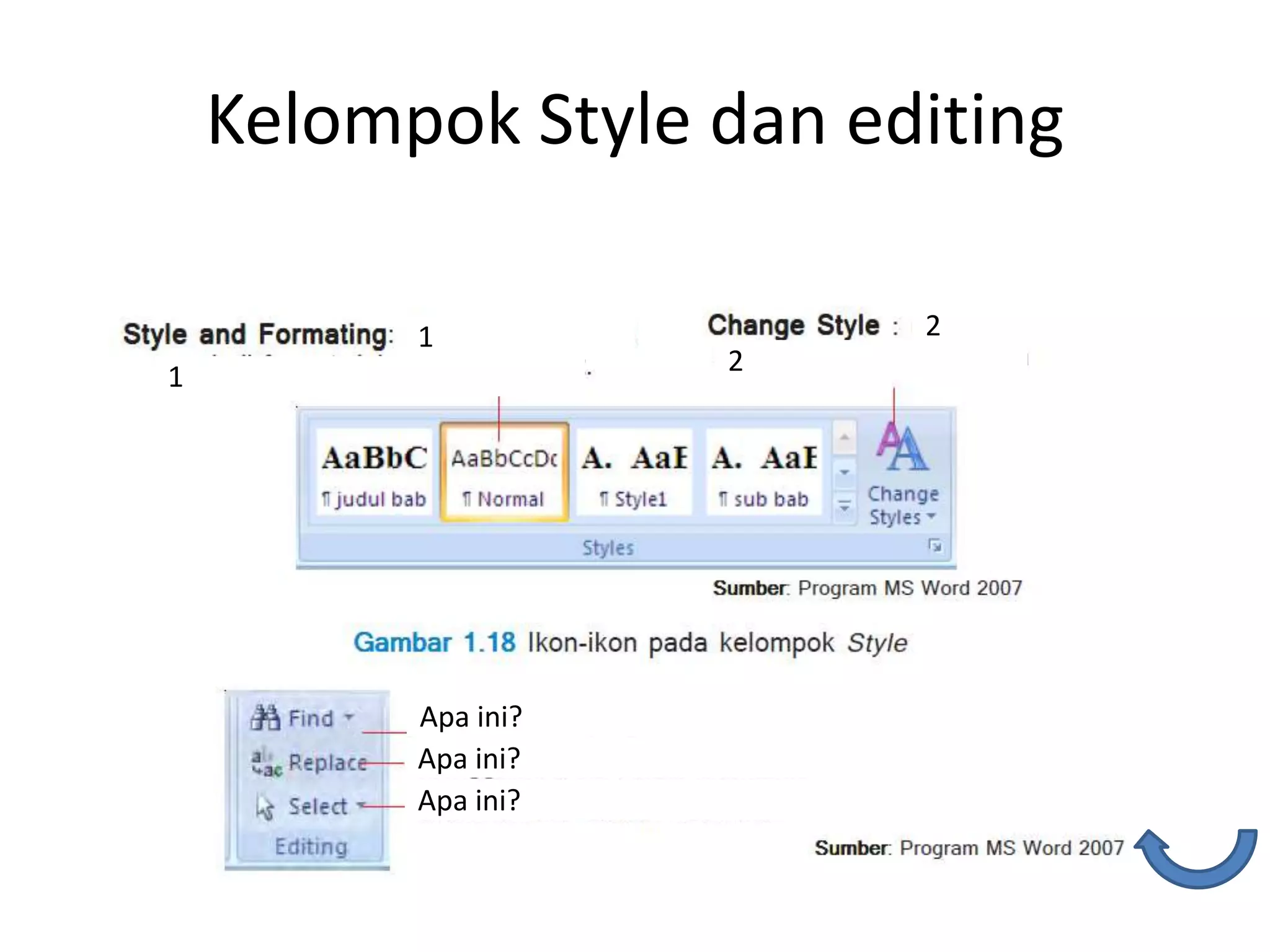 Tab tab menu pada ms.word 2007 | PPT