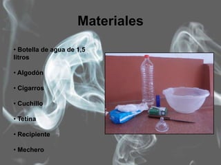 La botella fumadora | PPTX