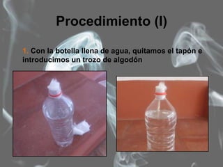 La botella fumadora | PPTX