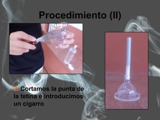 La botella fumadora | PPTX