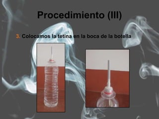 La botella fumadora | PPTX