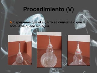 La botella fumadora | PPTX
