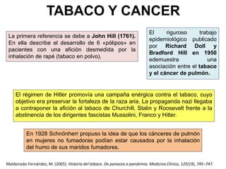 Tabaco y cancer | PPTX