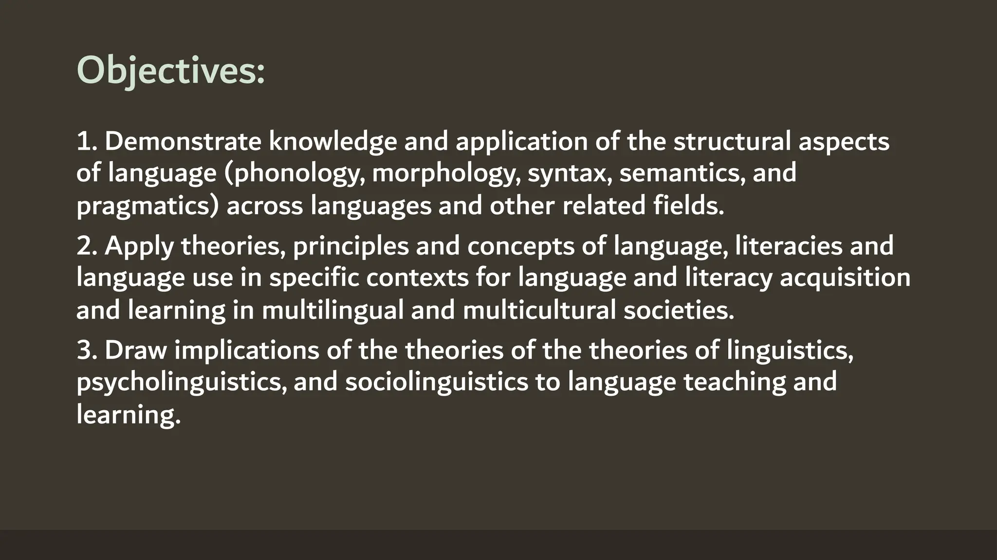 Linguistics - Introduction to Linguistics | PPT