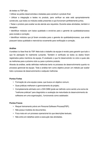 Team Software Process (TSP) | PDF