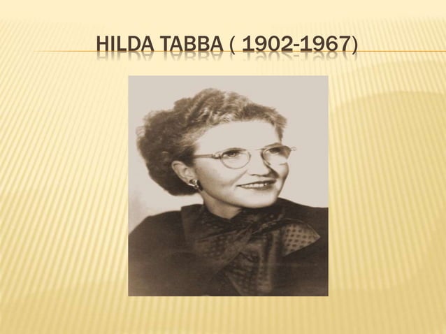 Taba model of curriculum development | PPTX | Primary Education | Education