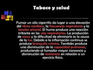 Tabaquismo | PPT