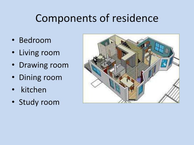 interior of residence slides | PPTX