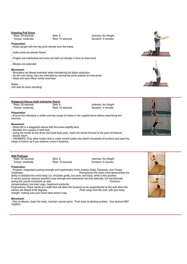 Tabata exercises - Beginner | PDF | Physical Therapy | Wellness