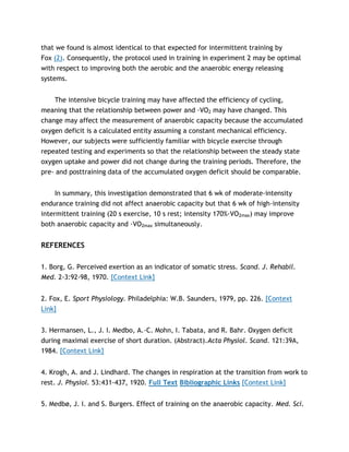 TABATA: Articulo original del cual se ha basado el metodo Tabata actual ...