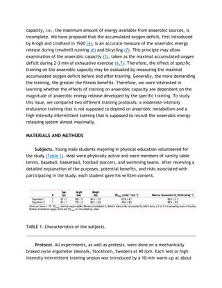TABATA: Articulo original del cual se ha basado el metodo Tabata actual ...