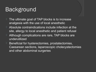TAP Block | PPT