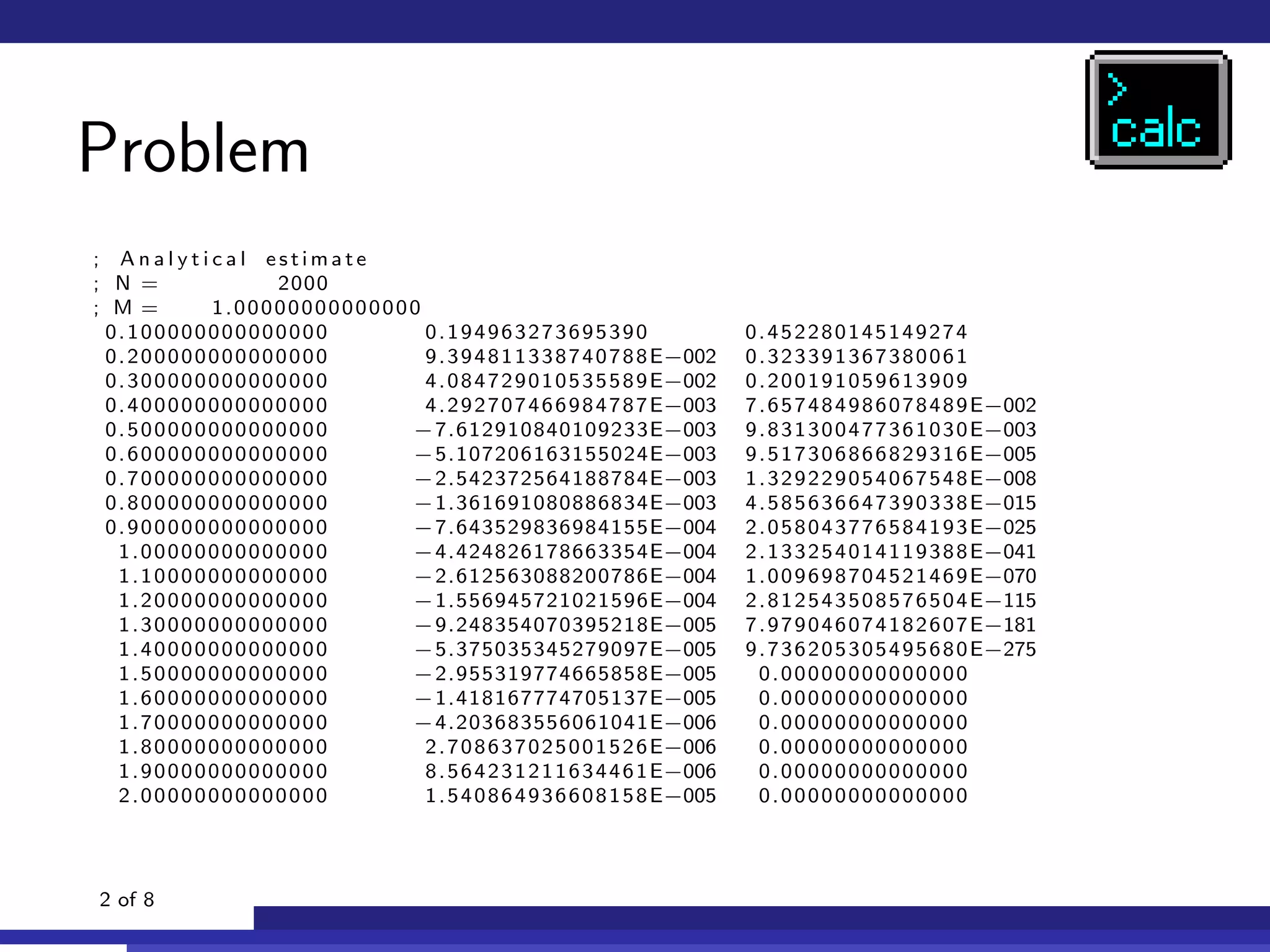 Tab calc presentation