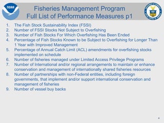 NOAA Ecosystem Goal Fisheries Management Program | PPT